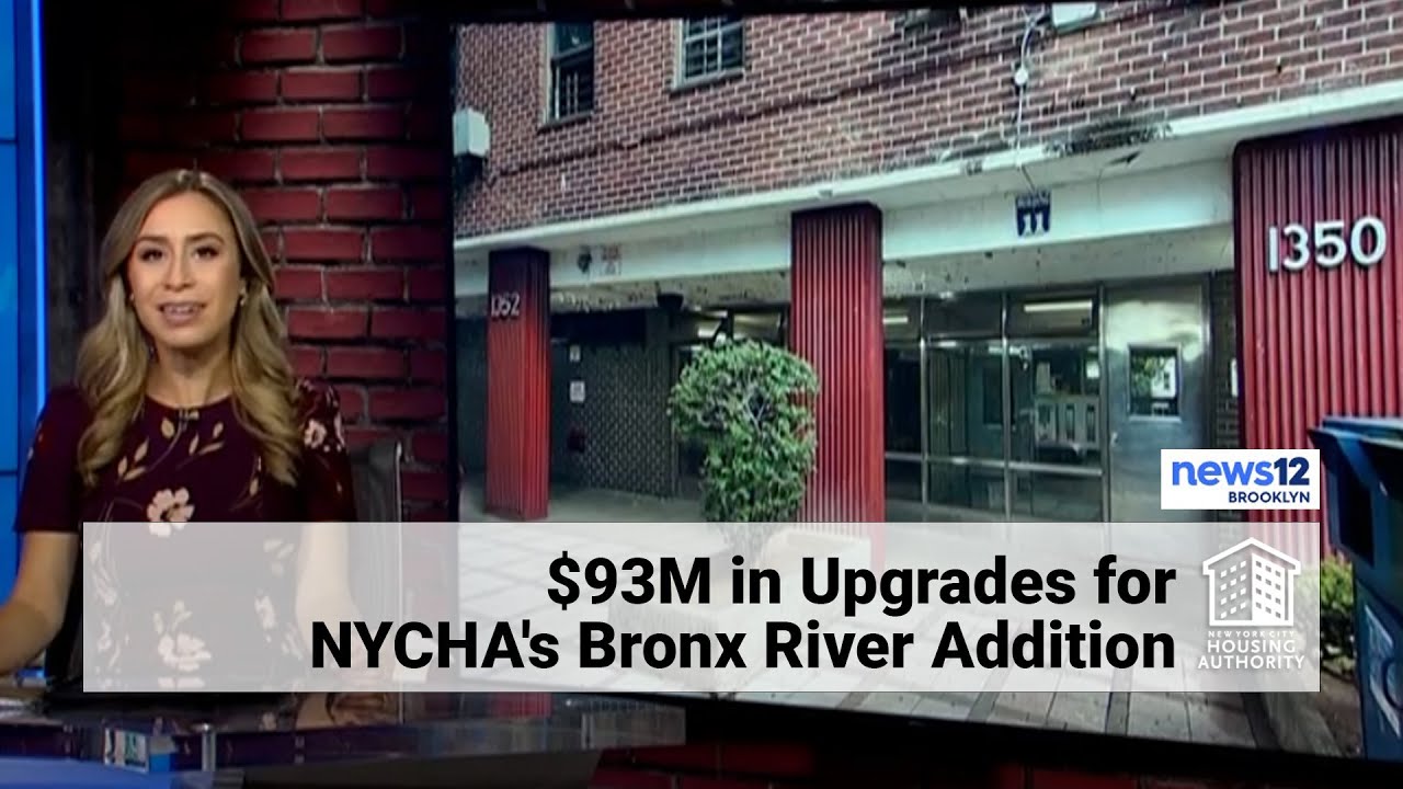 News 12: $93M in Upgrades for NYCHA's Bronx River Addition - YouTube