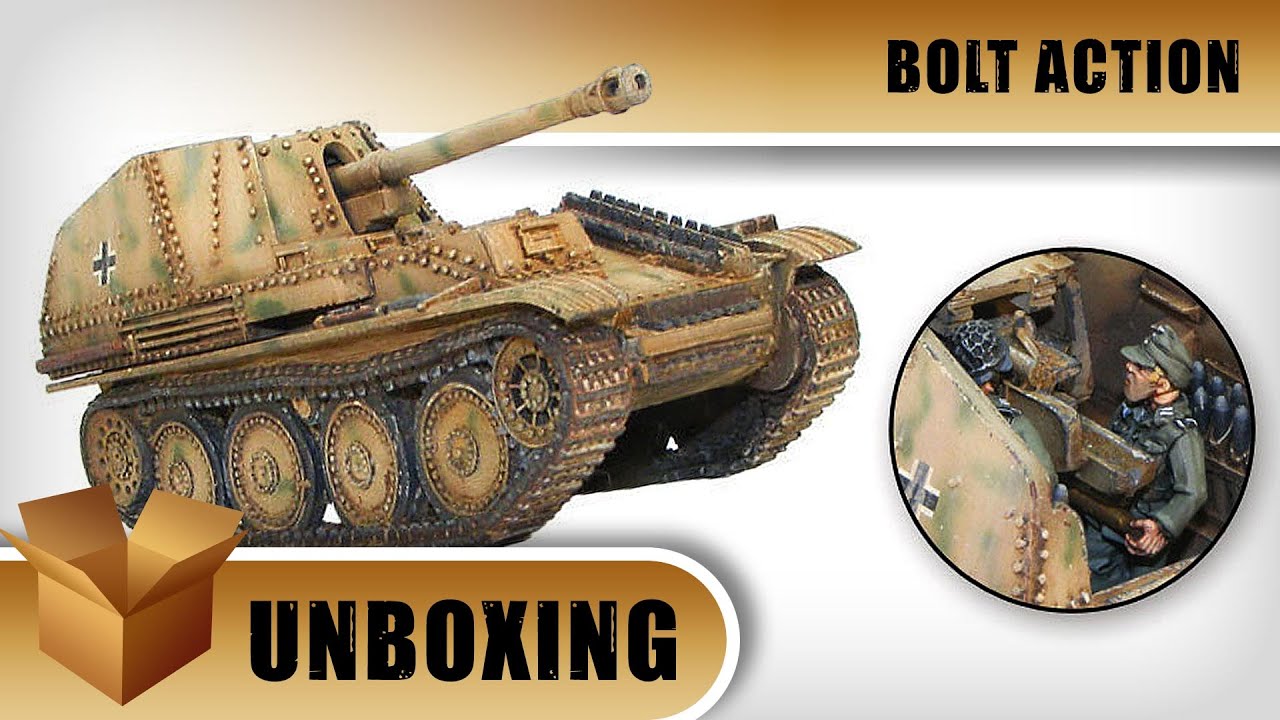 Unboxing: Bolt Action Marder III Tank Destroyer - YouTube