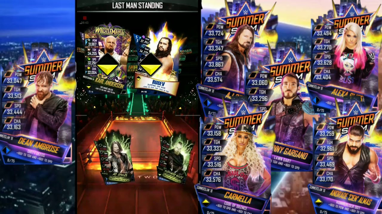 Last Man Standing | WWE SUPERCARD - YouTube