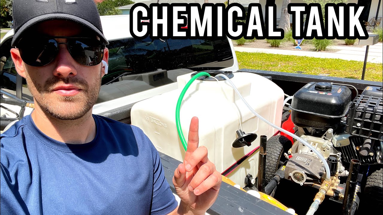 How i fill my chemical tank for my #pressurewashing business @johnveit ...