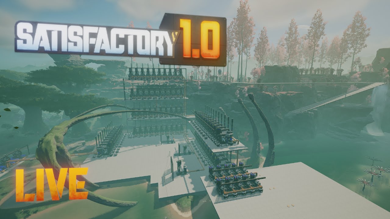 Turning 1600 Oil Into 3200 Fuel!! - Satisfactory Live !commands ...