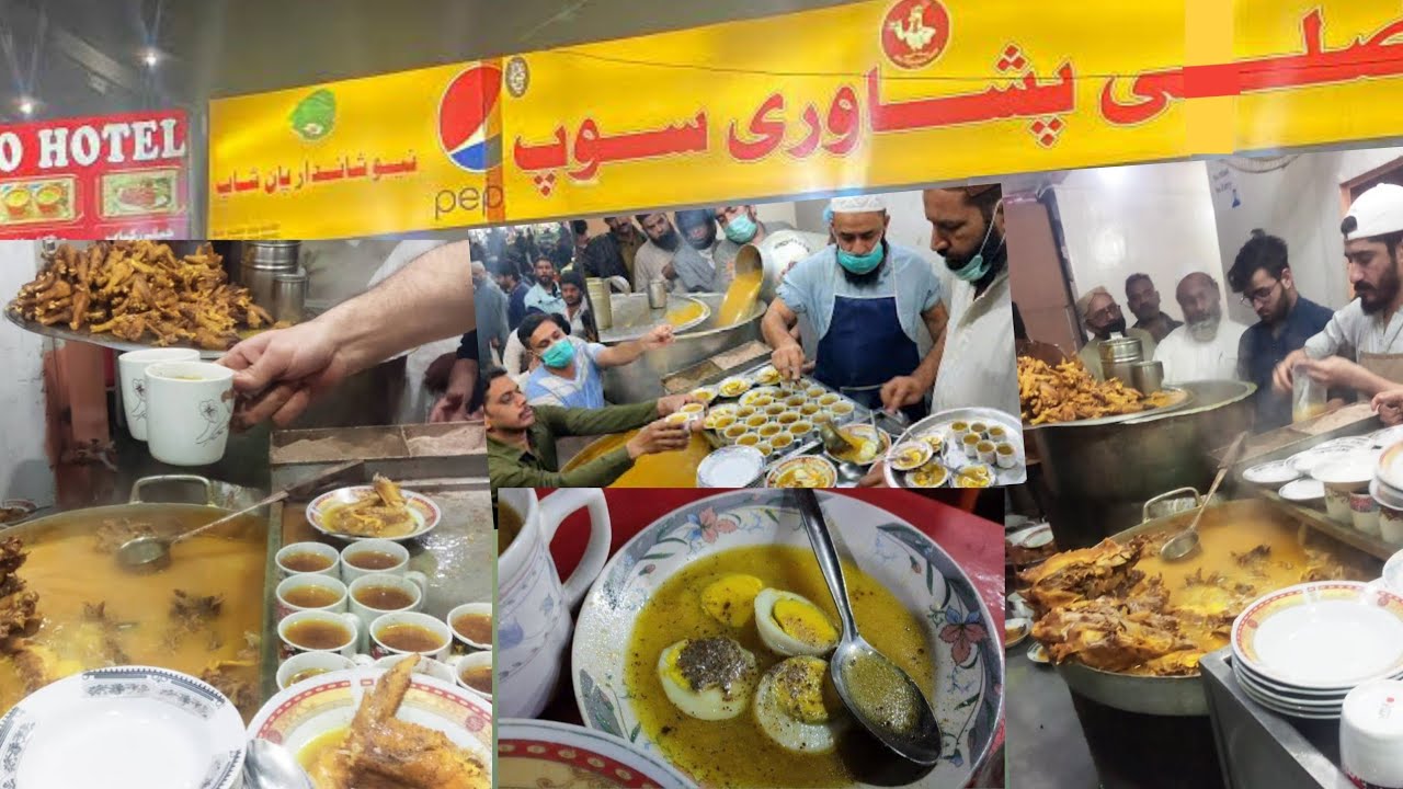 Asli Peshawri Soup at Nazimabad Paposh - Afghani Yakhni - Mazedaar ...