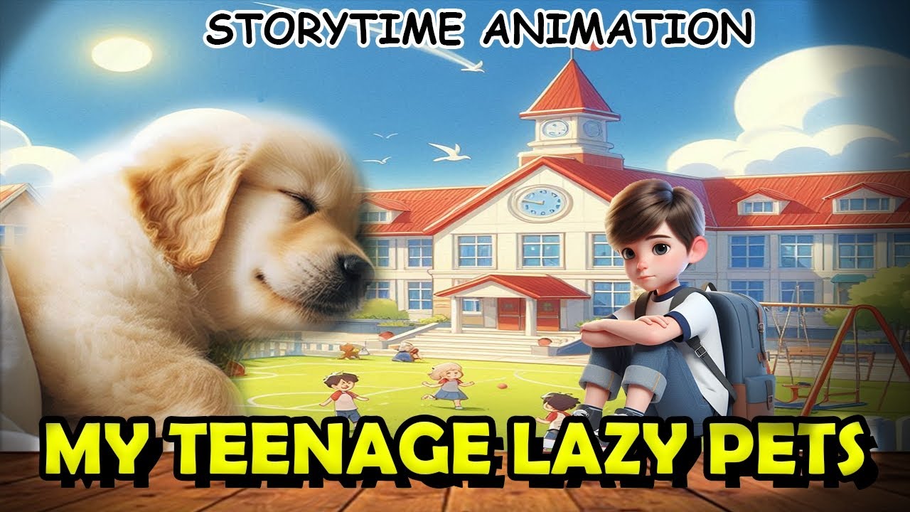 New cartoon story | my pet dog story | Storytelling animation | Animal ...