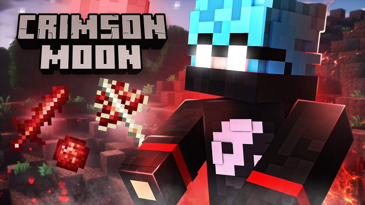 КРОВАВАЯ ЛУНА | Обзор Мода Crimson Moon 1.18.2 (Fabric) - YouTube