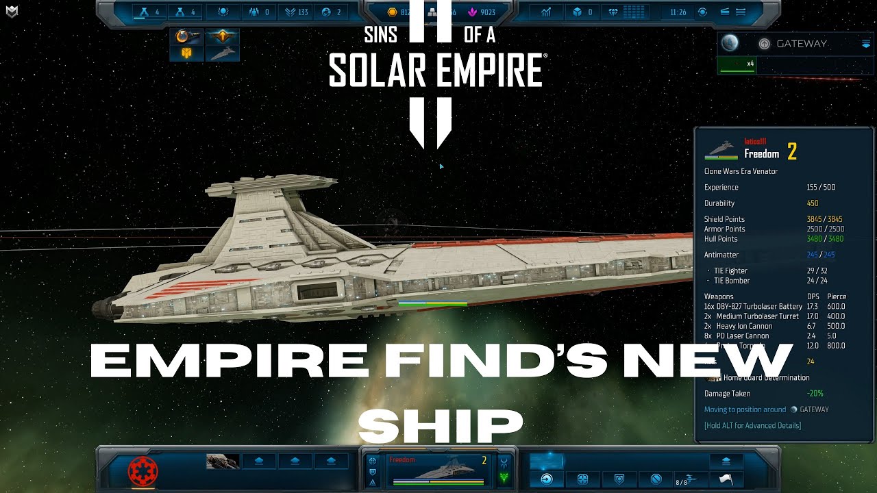 Sins of a Solar Empire 2: Star Wars Empire at War: New Venator ...