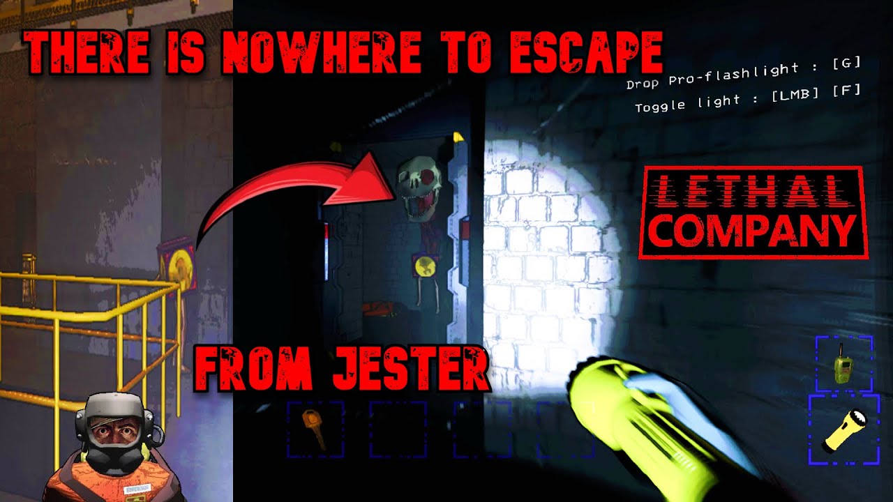 Lethal Company | You can't hide from jester - YouTube