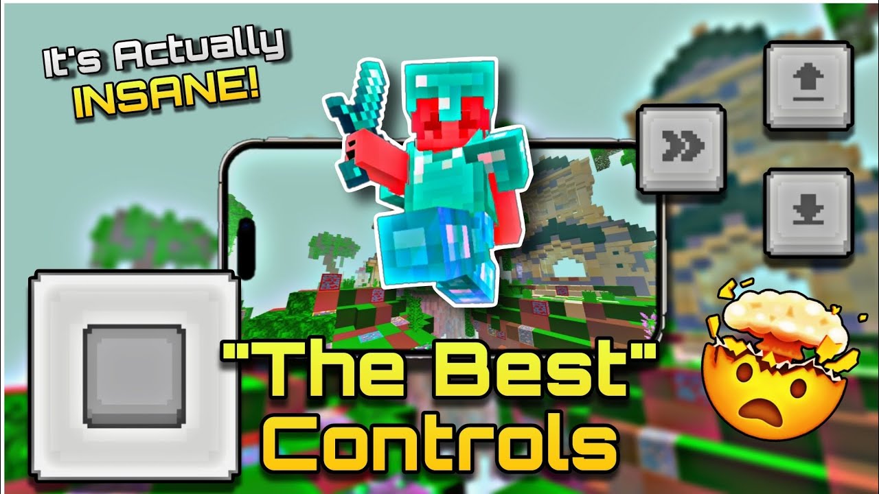 The New Touch Controls Is Actually CRACKED For Mobile!!! (MCPE PvP ...