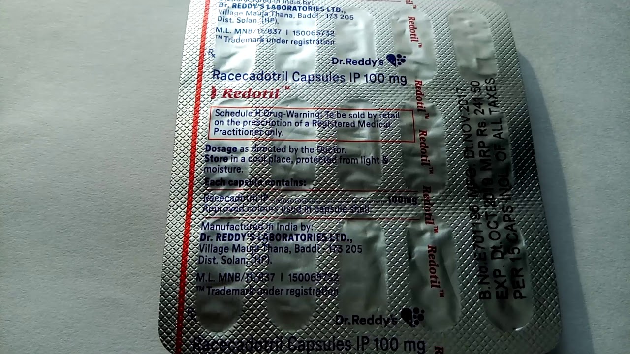 REDOTIL CAPSULE Rx _ RACECADOTRIL USE & side effect - YouTube