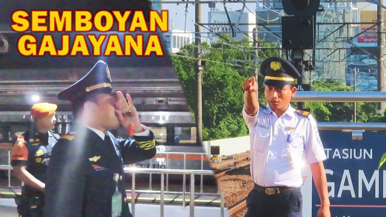 Sahut Sahutan Semboyan 40, 41, 35 - Kereta Api Gajayana Jakarta ...