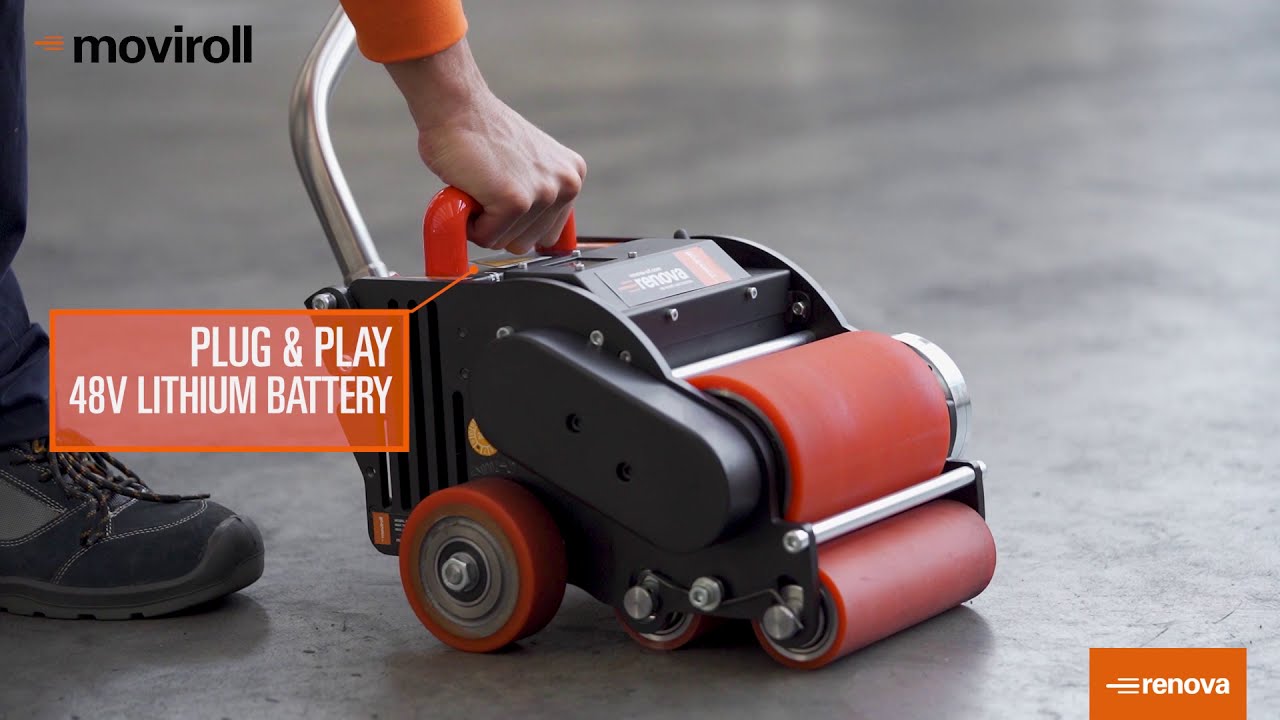 Moviroll MRE XS - battery roll pusher - YouTube