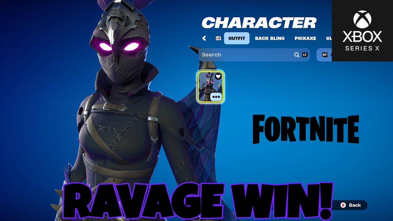 FORTNITE RAVAGE WIN! XBOX CHAPTER 2 REMIX - YouTube