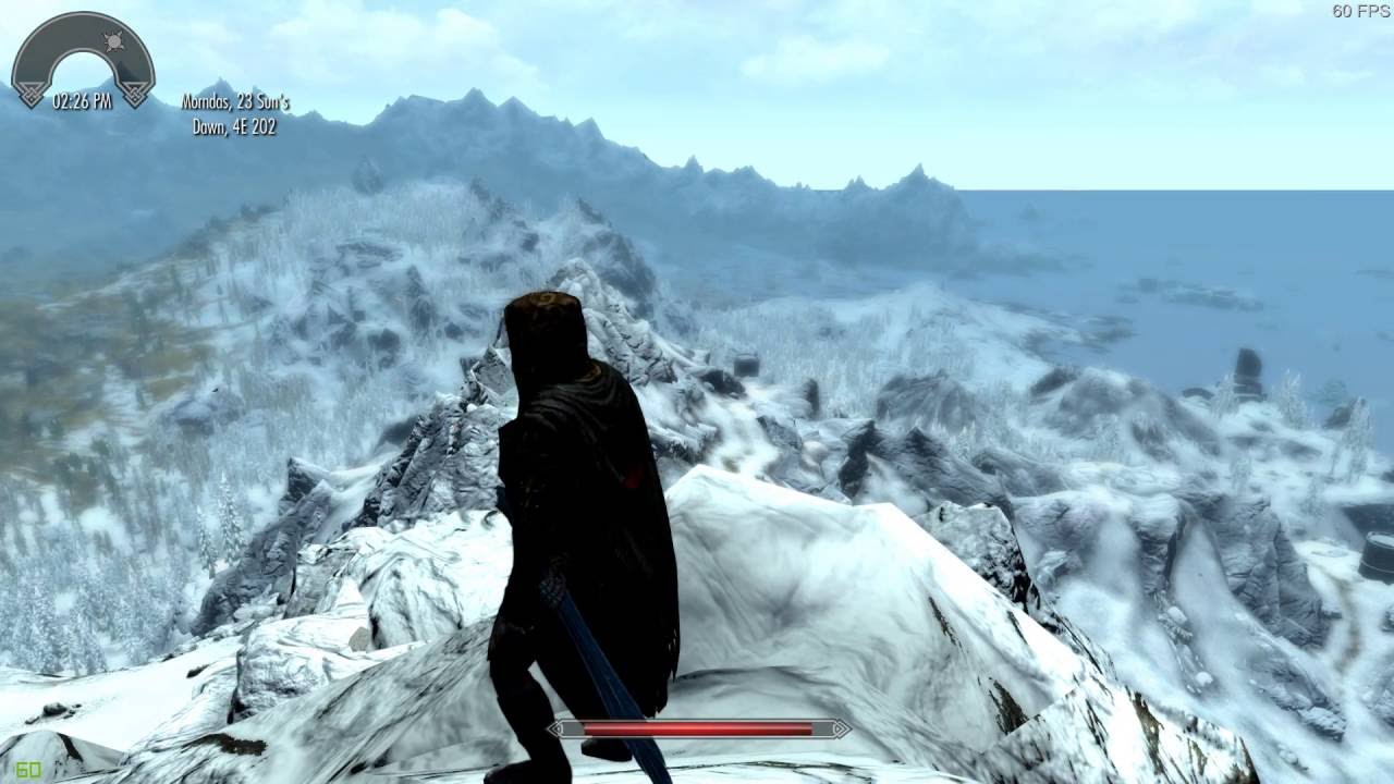 Skyrim - View From Above (Max view distance) - YouTube