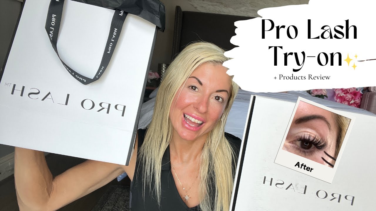 Pro Lash Try On and Review - Easy and Fast, (DIY), Under Eye Lash ...