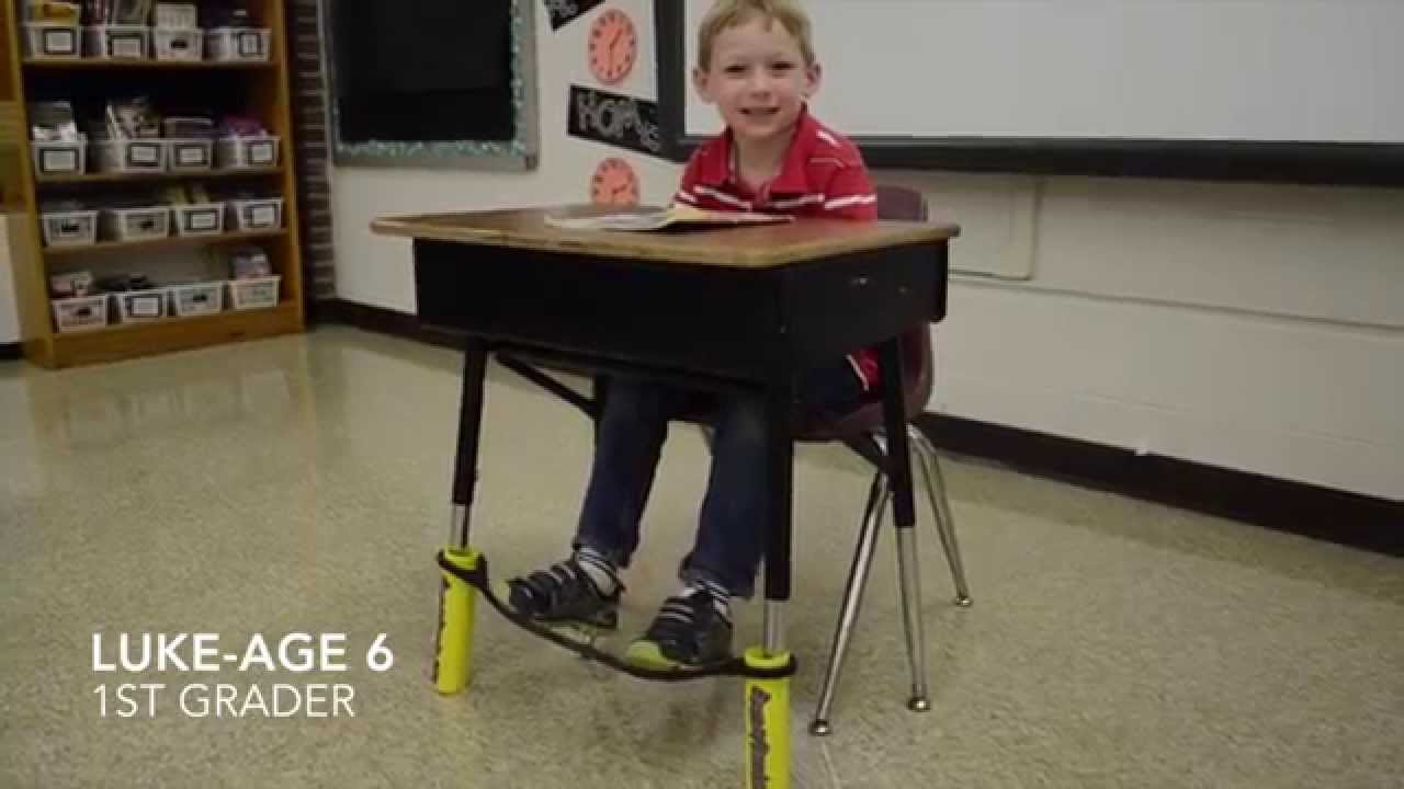 Bouncy Bands help students wiggle while they work. - YouTube
