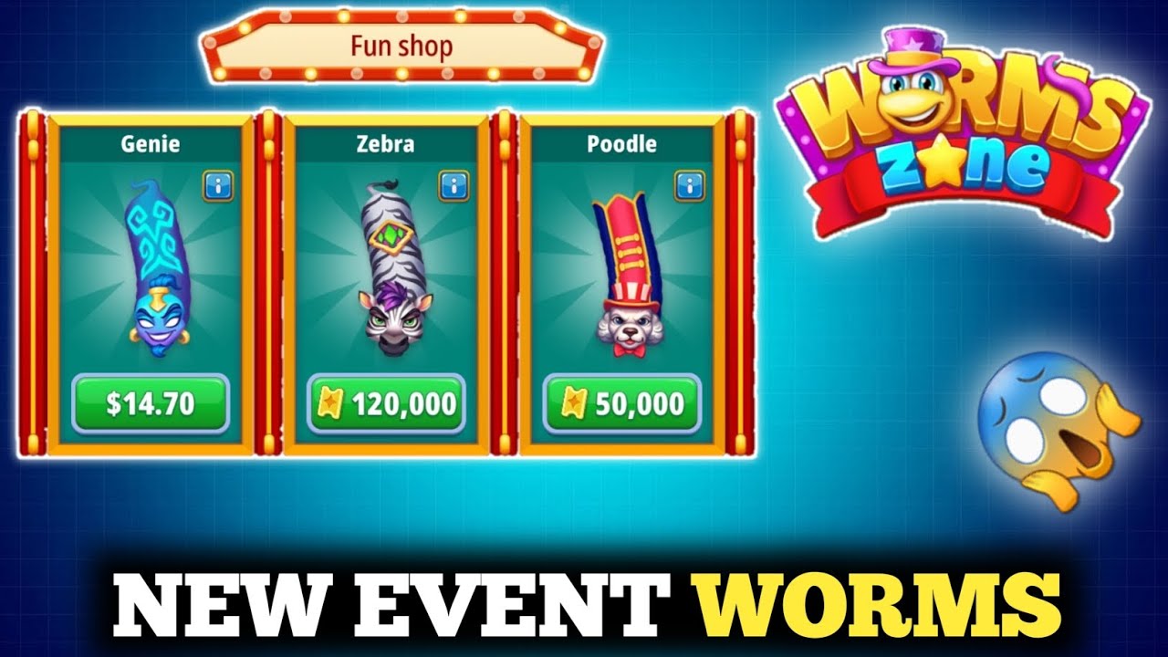NEW EVENT WORMS 😱 in worm zone game | Fun shop event in started in Worm zone game | worm zone ...