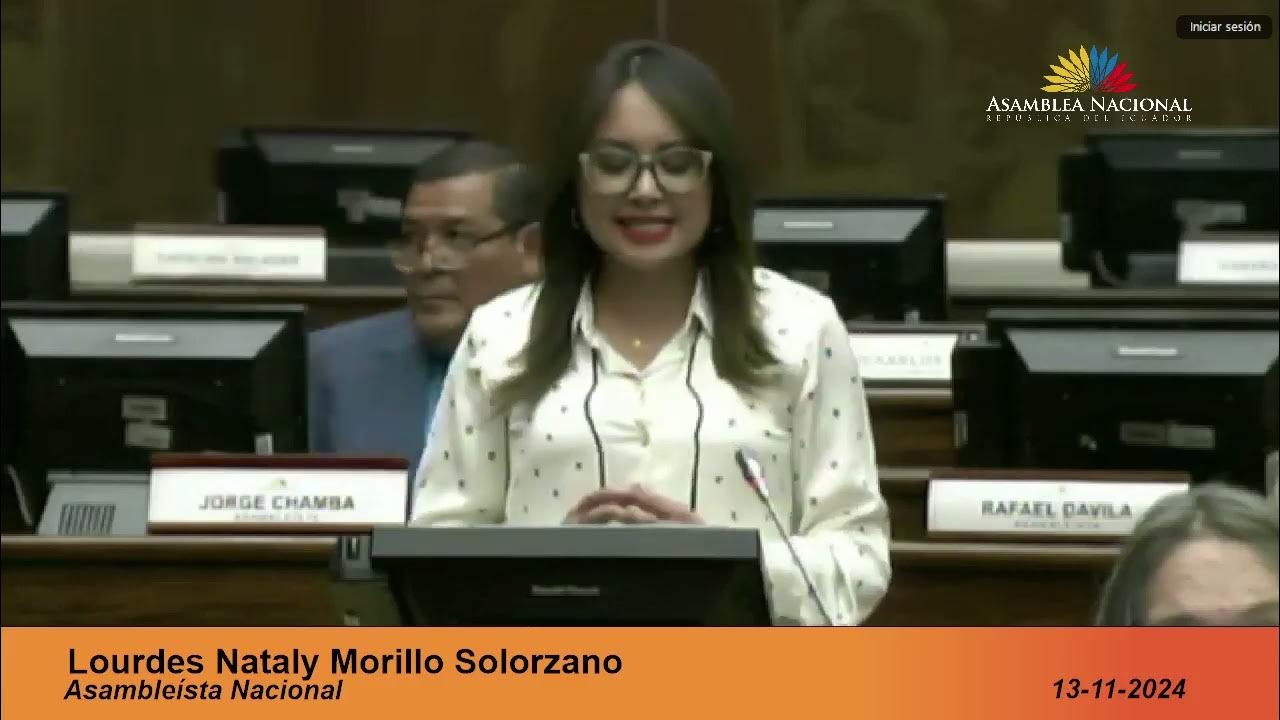 Asambleísta Nataly Morillo - Sesión 963 - YouTube