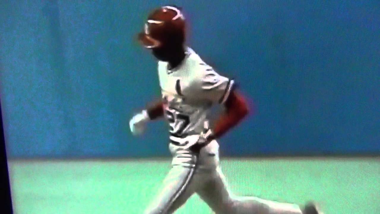 Curt Ford Goes Deep For St. Louis Cardinals At Olympic Stadium - YouTube