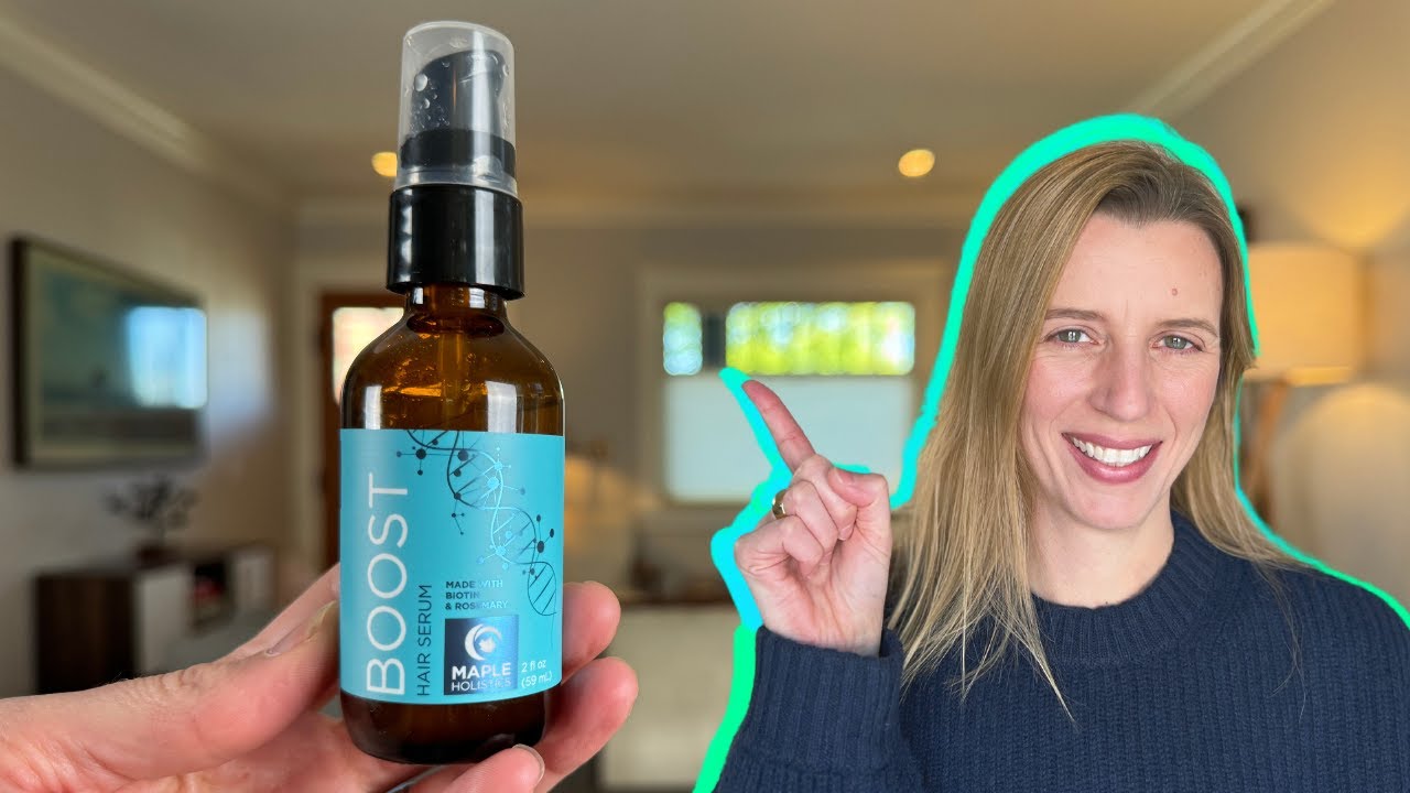 Boost Your Hair Growth with Maple Holistics Biotin Serum - YouTube