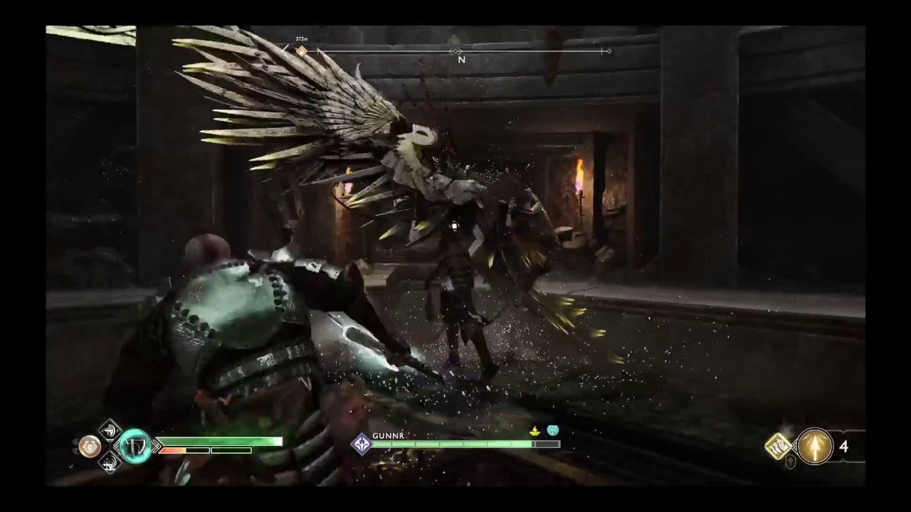 How to beat Thamurs Corpse Valkyrie - God of War - YouTube