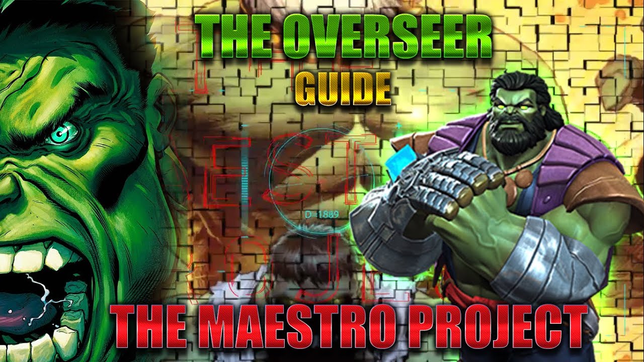 The Maestro Project - Guide on How to Easily Use Overseer - Marvel ...