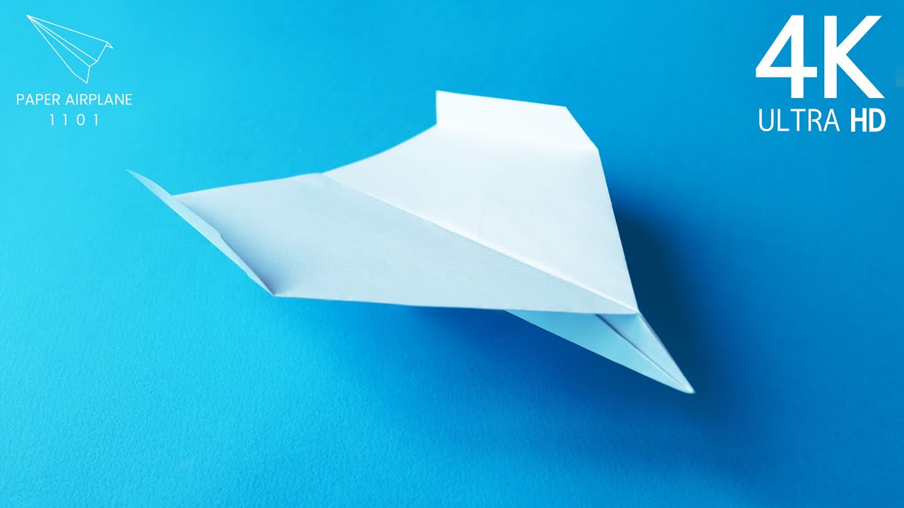 Paper Airplane Hyper Glider Tutorial - Easy Step by Step - YouTube