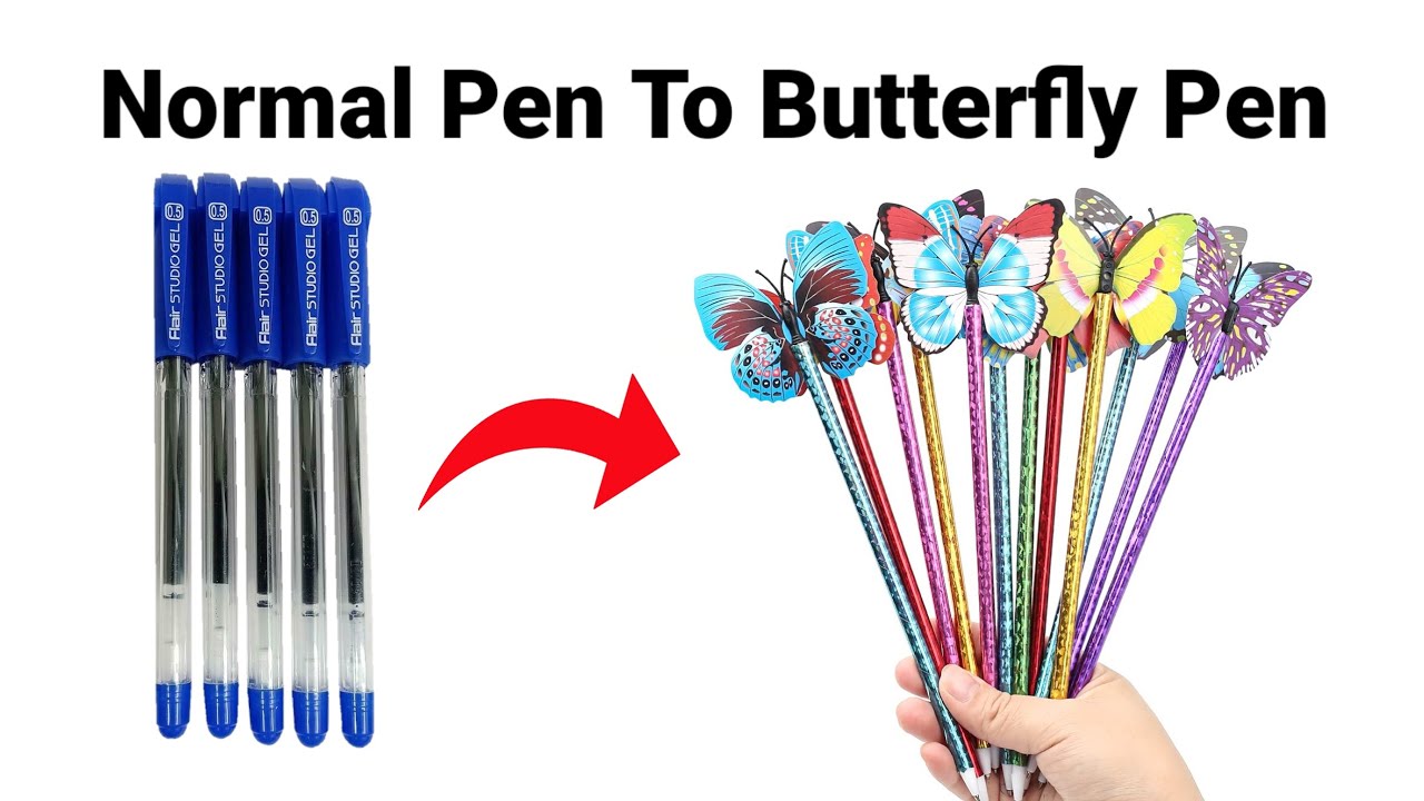 Normal Pen Decoration ideas/Pen Decoration ideas/Diy Cute Pen ...