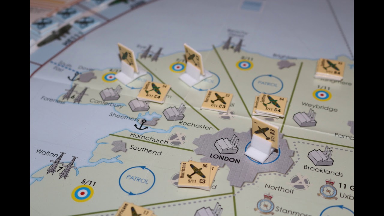 RAF The Battle of Britain (Decision Games) - YouTube