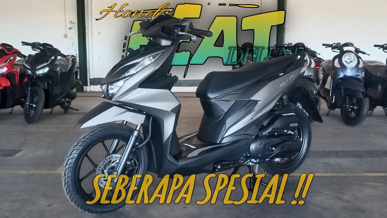 NEW HONDA BEAT DELUXE BROWN - Spesifikasi & Fitur Lengkap - YouTube