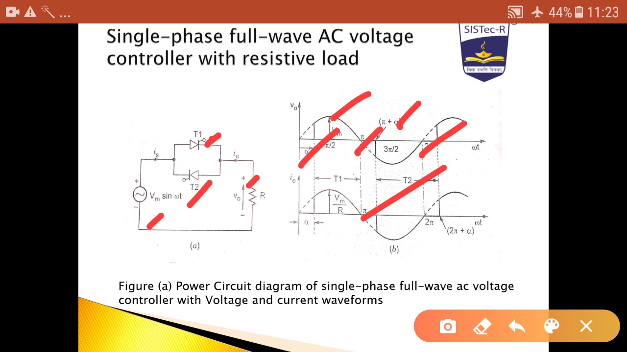 (Single phase full wave ac voltage controller) | (Prof. Devendra Mehra ...