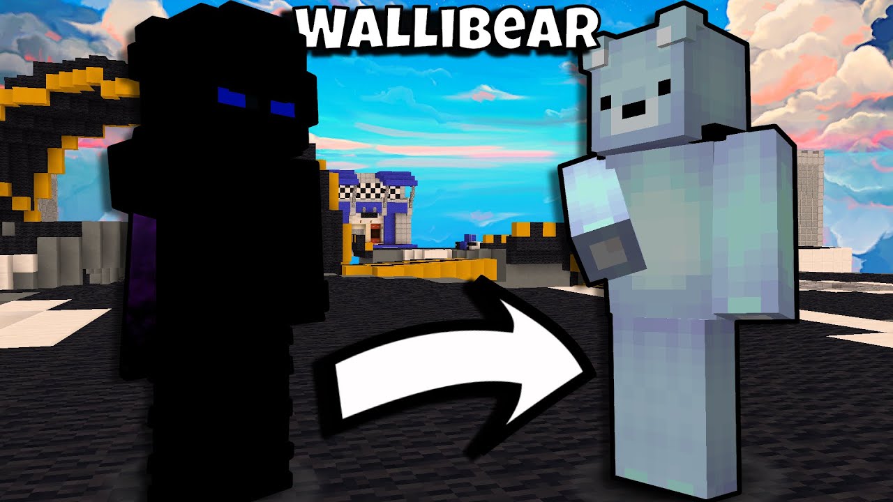 Minecraft but I'm Wallibear?! (Hypixel Bedwars) - YouTube