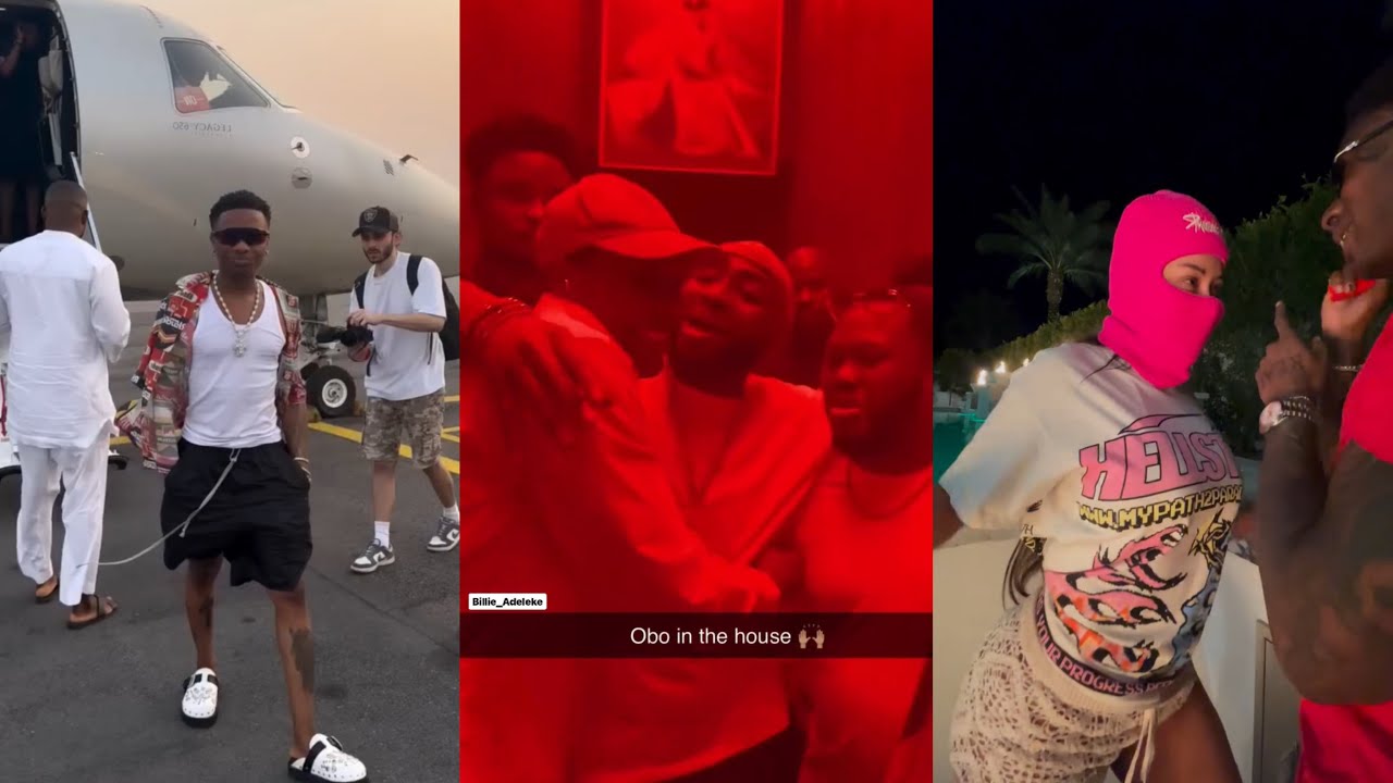 DAVIDO AND WIZKID OUTSIDE AS ASAKE SHOWOFF NEW GIRLFRIEND IN AMERICA ...