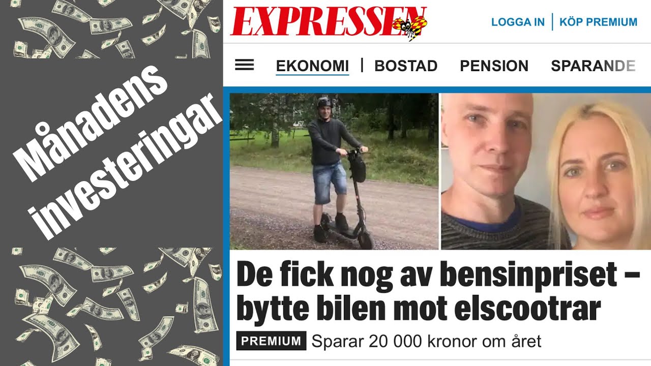 Månadens investeringar och artikeln i Expressen - YouTube