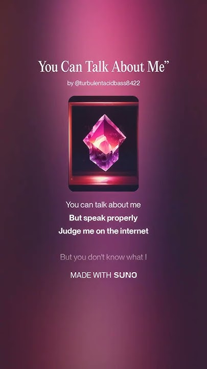 You Can Talk About Me - YouTube