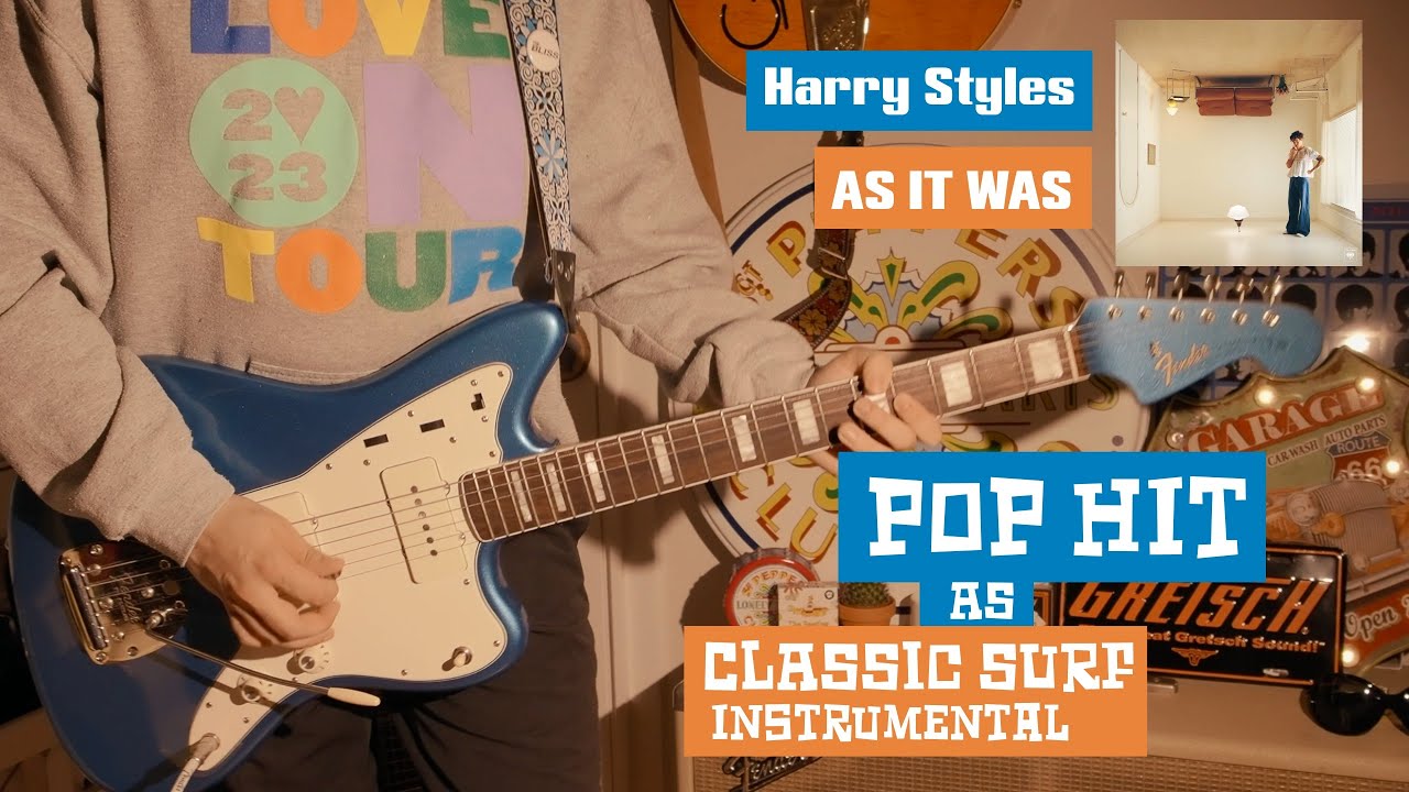 Harry Styles - As It Was (Surf-Rock cover) / Reimagining Pop Hit as ...