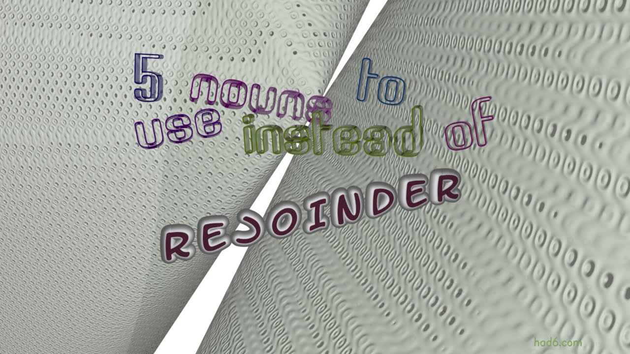 rejoinder - 5 nouns meaning rejoinder (sentence examples) - YouTube