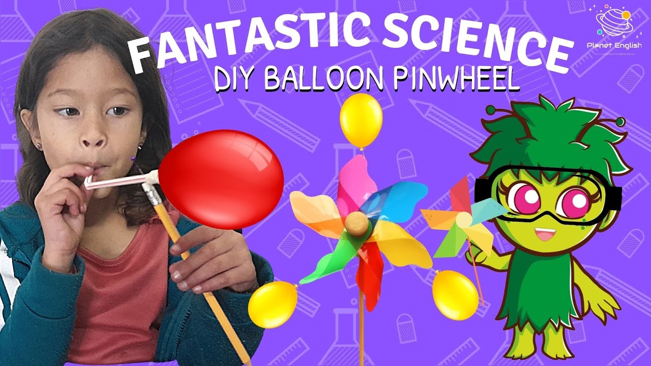 DIY Balloon Pinwheel | Kids Science | Experiment - YouTube