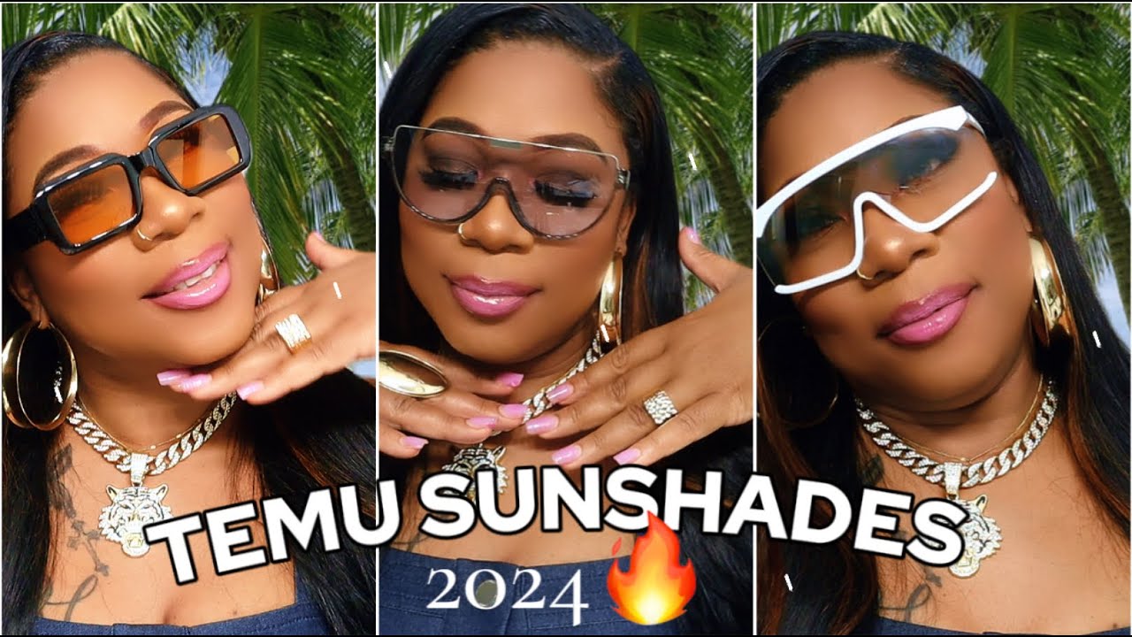 TEMU🔥 SUMMER SUNGLASSES 2024 #temu - YouTube
