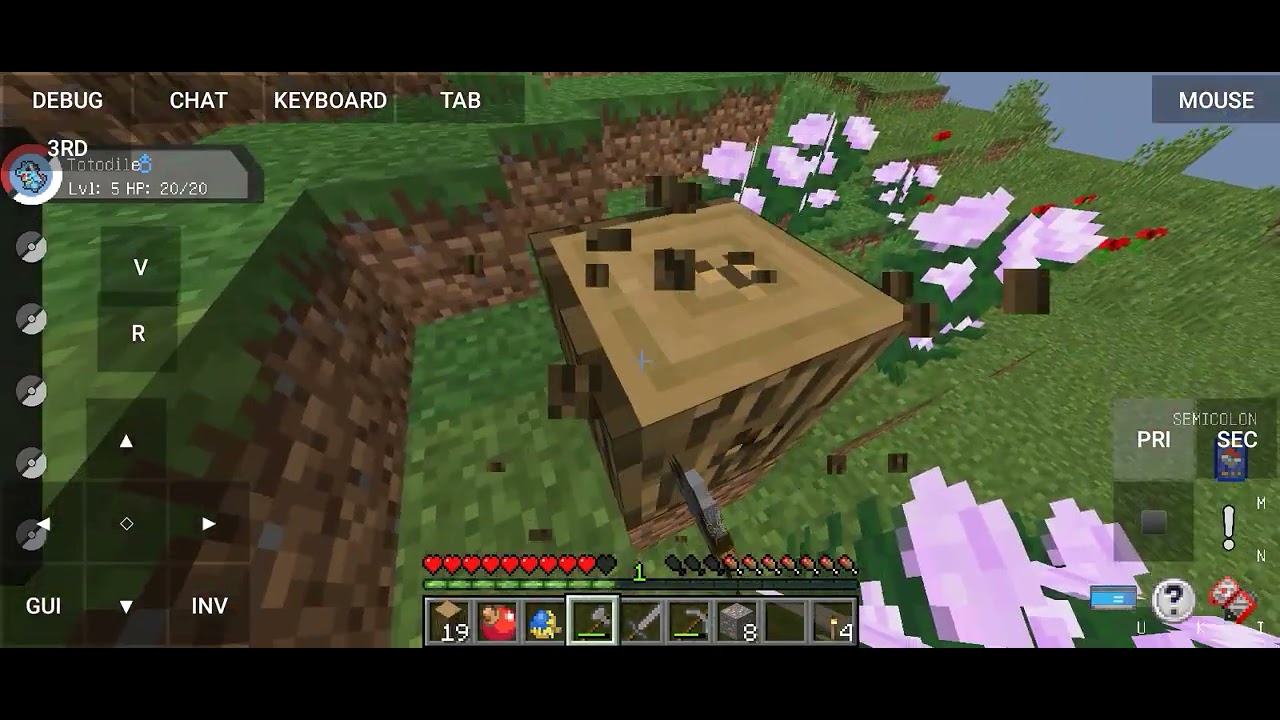 Minecraft pixel mod full gameplay part1 android ios - YouTube