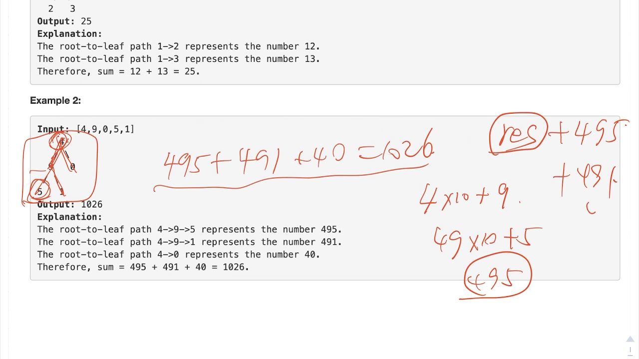 贾考博 Leetcode 129 Sum Root To Leaf Numbers Youtube