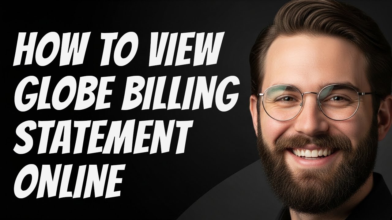 How to View Globe Billing Statement Online - YouTube