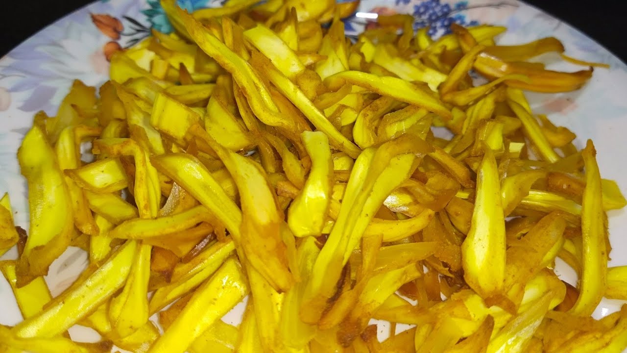 फणसाचे काप | Tea Time Snack Recipe | Jackfruit wafers | Fansache Gare ...