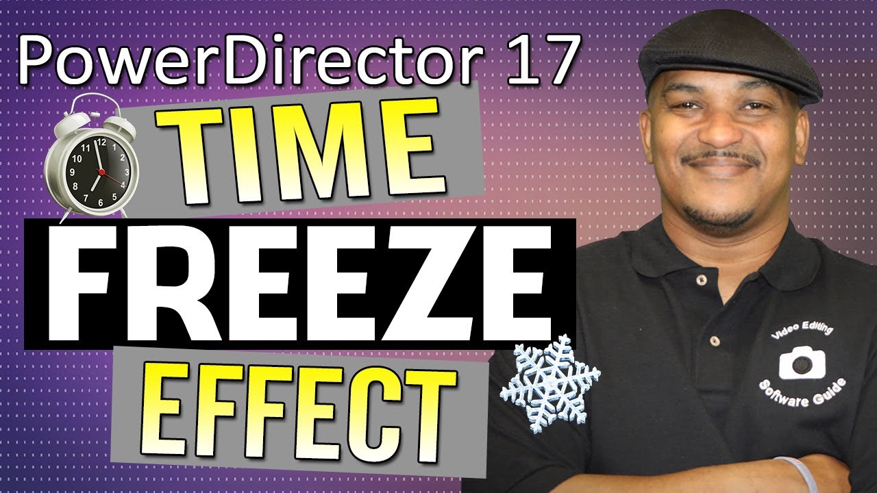 How To Make A Time Freeze | PowerDirector - YouTube