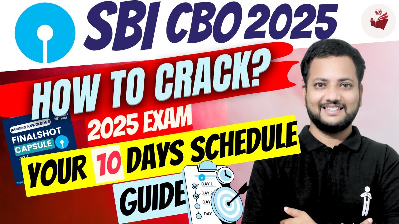 🚀 SBI CBO 2025: 10-Day ROADMAP to Crack the Exam! 🧠🔥 - YouTube