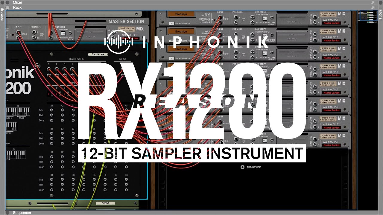RX1200 Reason tutorial for Chromatic & Multi channel modes - YouTube