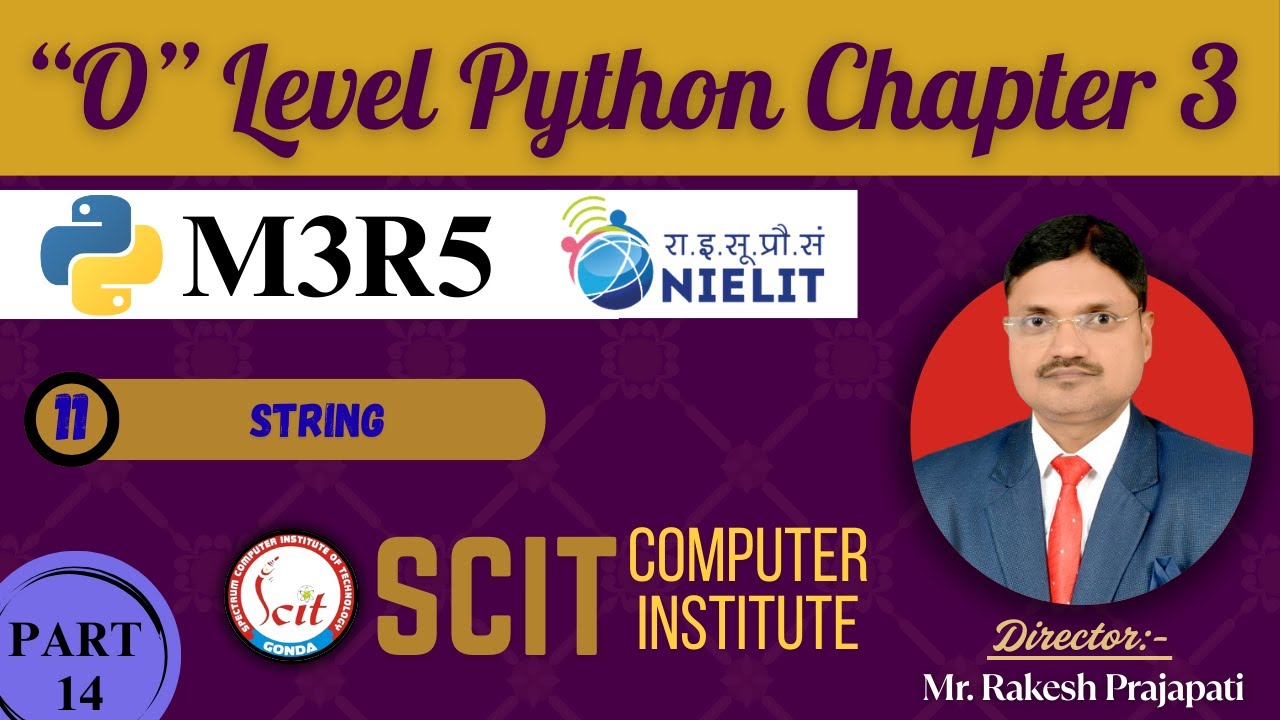 O Level Python theory class || M3 R5 || Chapter 3 || Part 14 - YouTube
