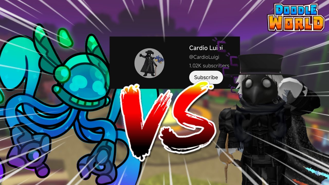 Bionotic A vs Marza (aka Cardio Luigi) - Doodle World Pvp - YouTube
