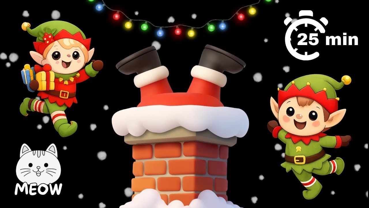 Santa’s Little Helpers 🎄 Christmas Day Baby Sensory - YouTube