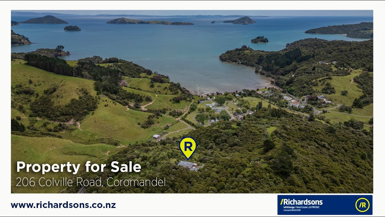 206 Colville Road, Coromandel - YouTube