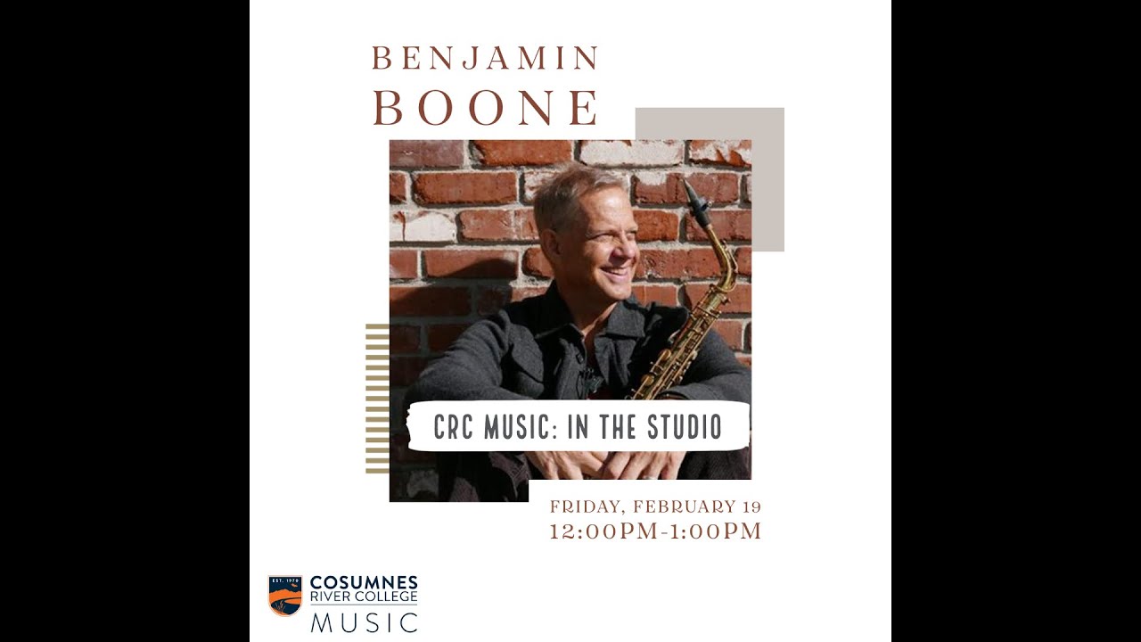 CRC Music: In The Studio with Benjamin Boone - YouTube