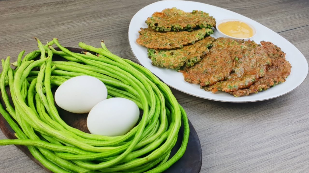 Easy And Delicious String Beans Fritters - YouTube